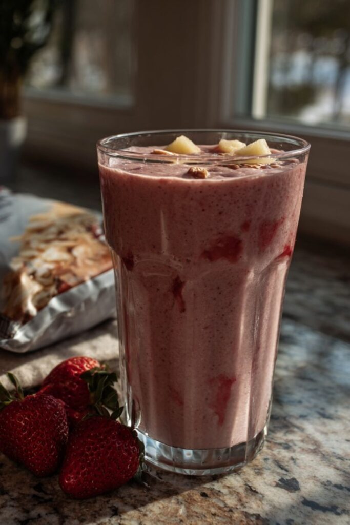 Smoothie King Gladiator Strawberry Recipe | Smoothie King Copycats